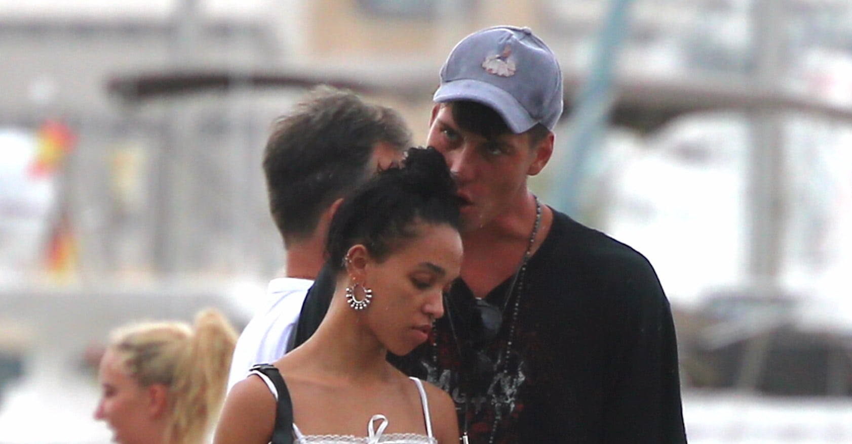 FKA Twigs With Male Model in Ibiza Pictures August 2017 | PS Celebrity