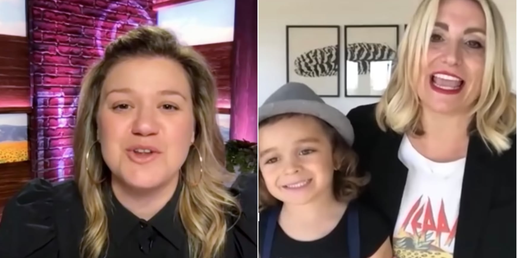 Instagram Dancer Brody Schaffer and Mom on Kelly Clarkson | PS Family