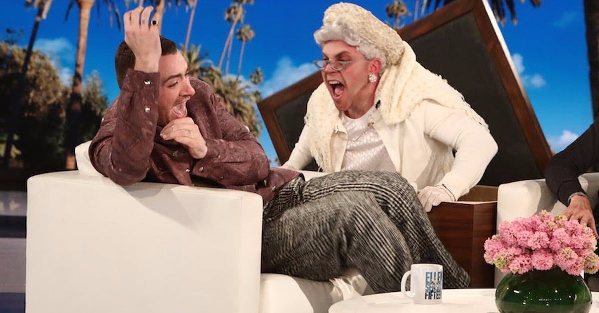 Sam Smith Getting Scared on The Ellen DeGeneres Show Video | POPSUGAR ...