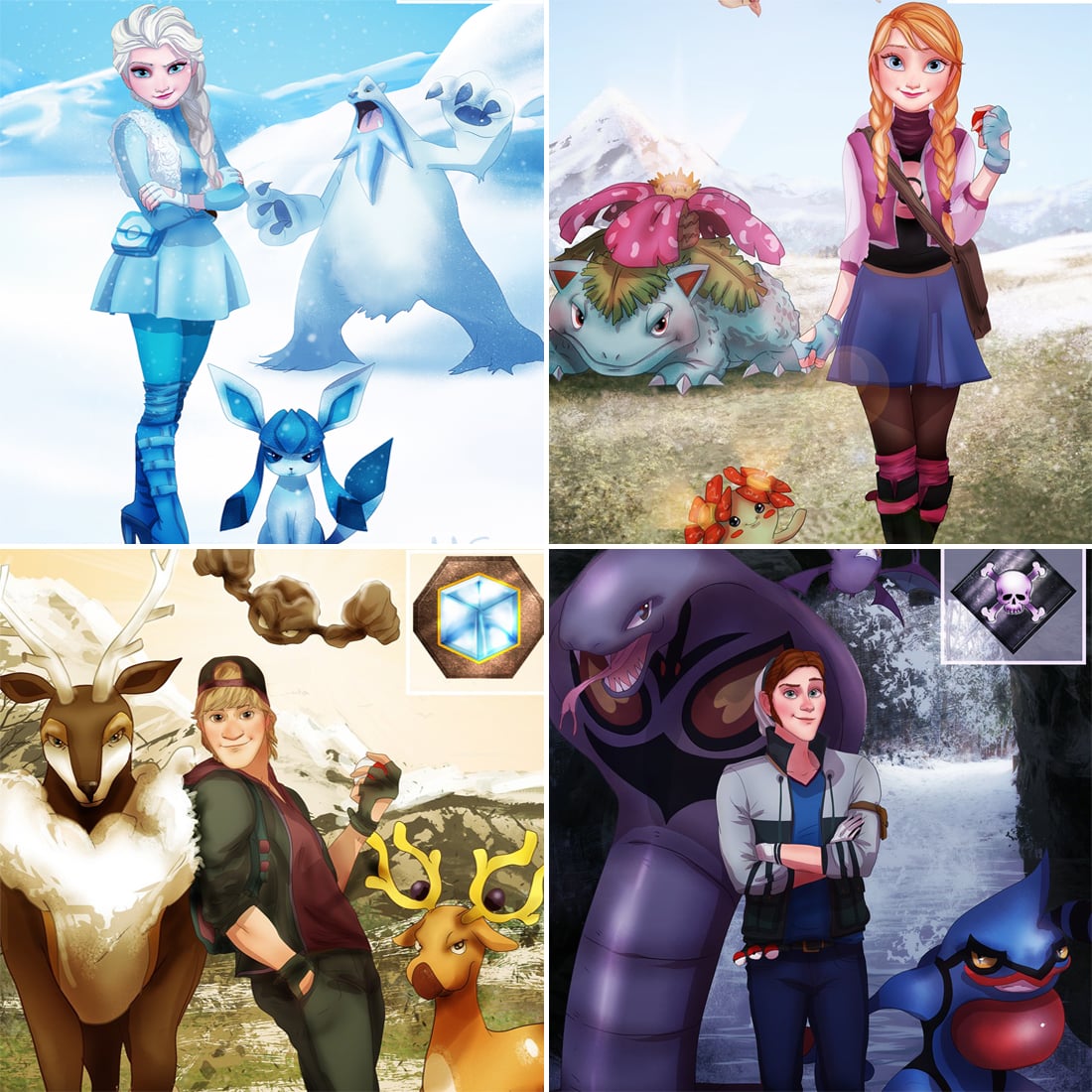 Frozen Pokemon Illustration | PS Tech