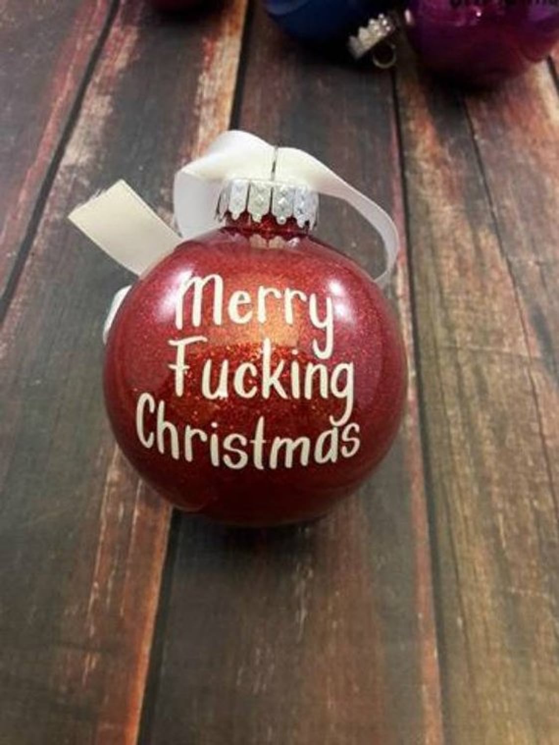 Curse Word Christmas Ornaments on Etsy | PS Family
