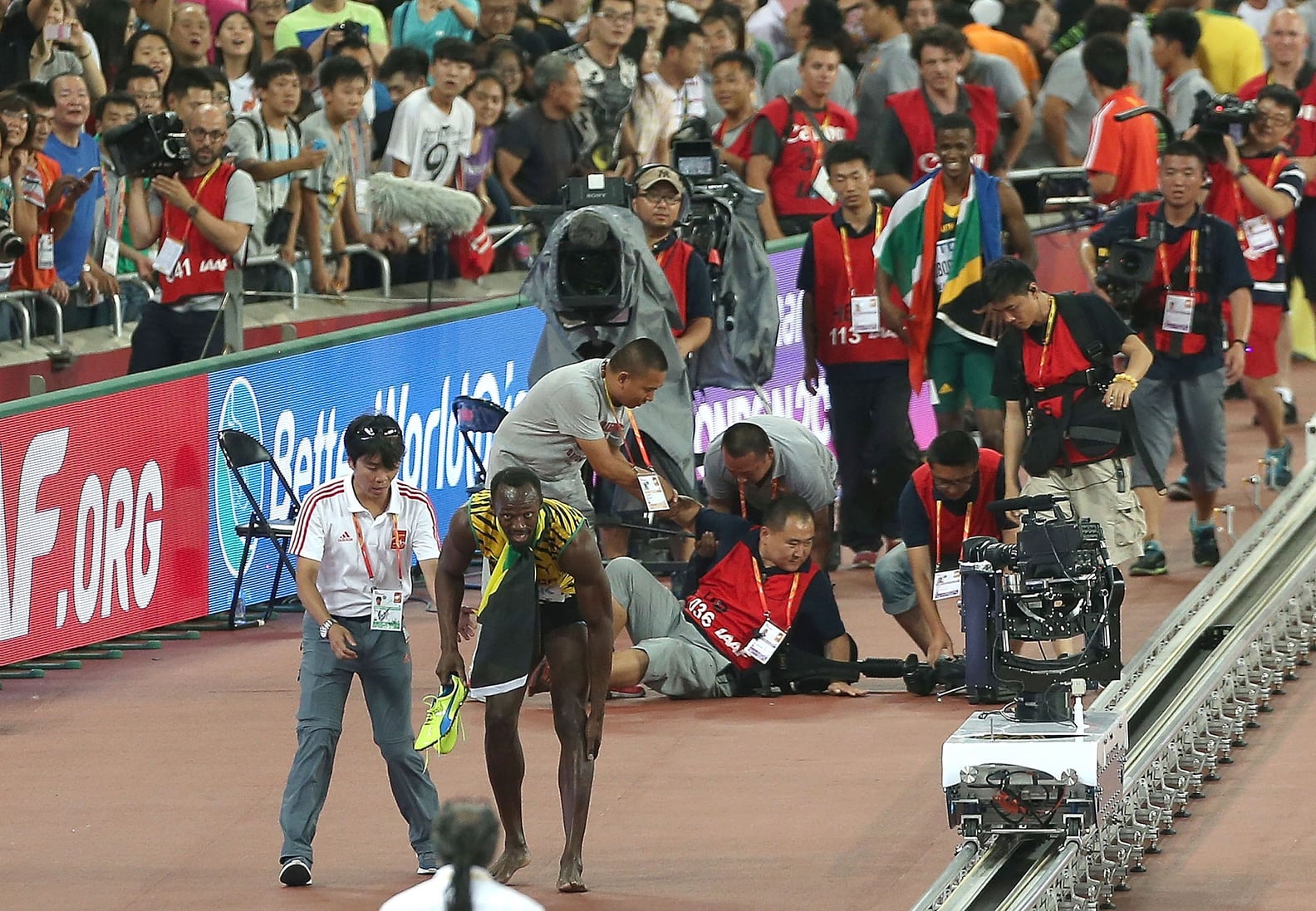 Segway Crashes Into Usain Bolt | POPSUGAR Fitness