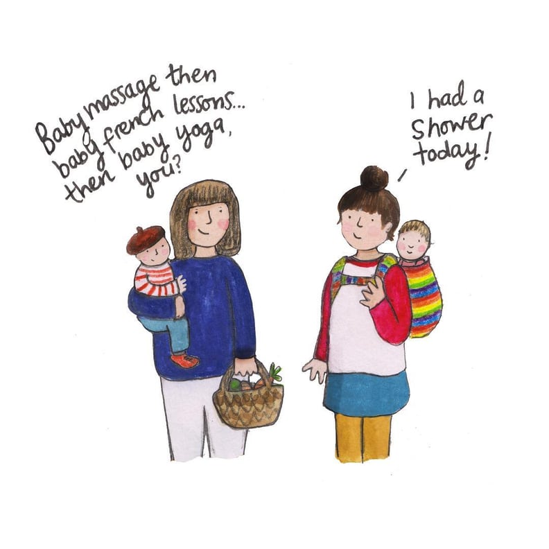 Mom Cartoons by Helene the Illustrator | PS Family