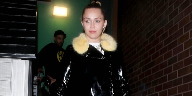 Miley Cyrus Wears Black Glove Pumps March 2019 | POPSUGAR Fashion UK