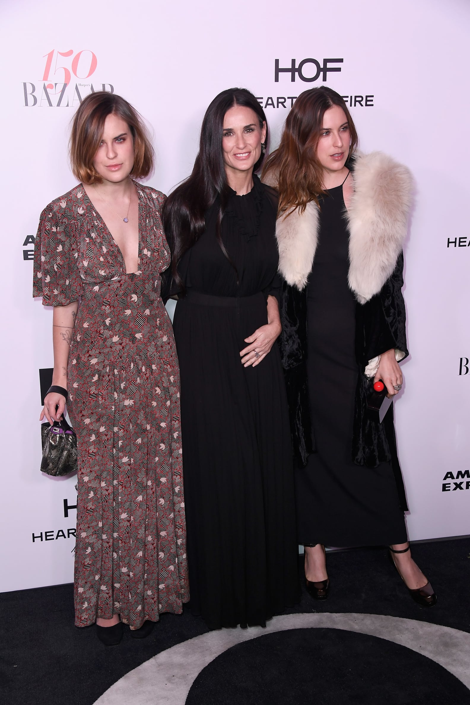 Demi Moore and Daughters at Harper's Bazaar Event Jan. 2017 | PS Celebrity