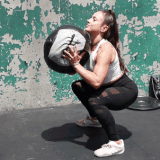 Squat and Toss With a Medicine Ball | Full-Body Workout For Partners ...