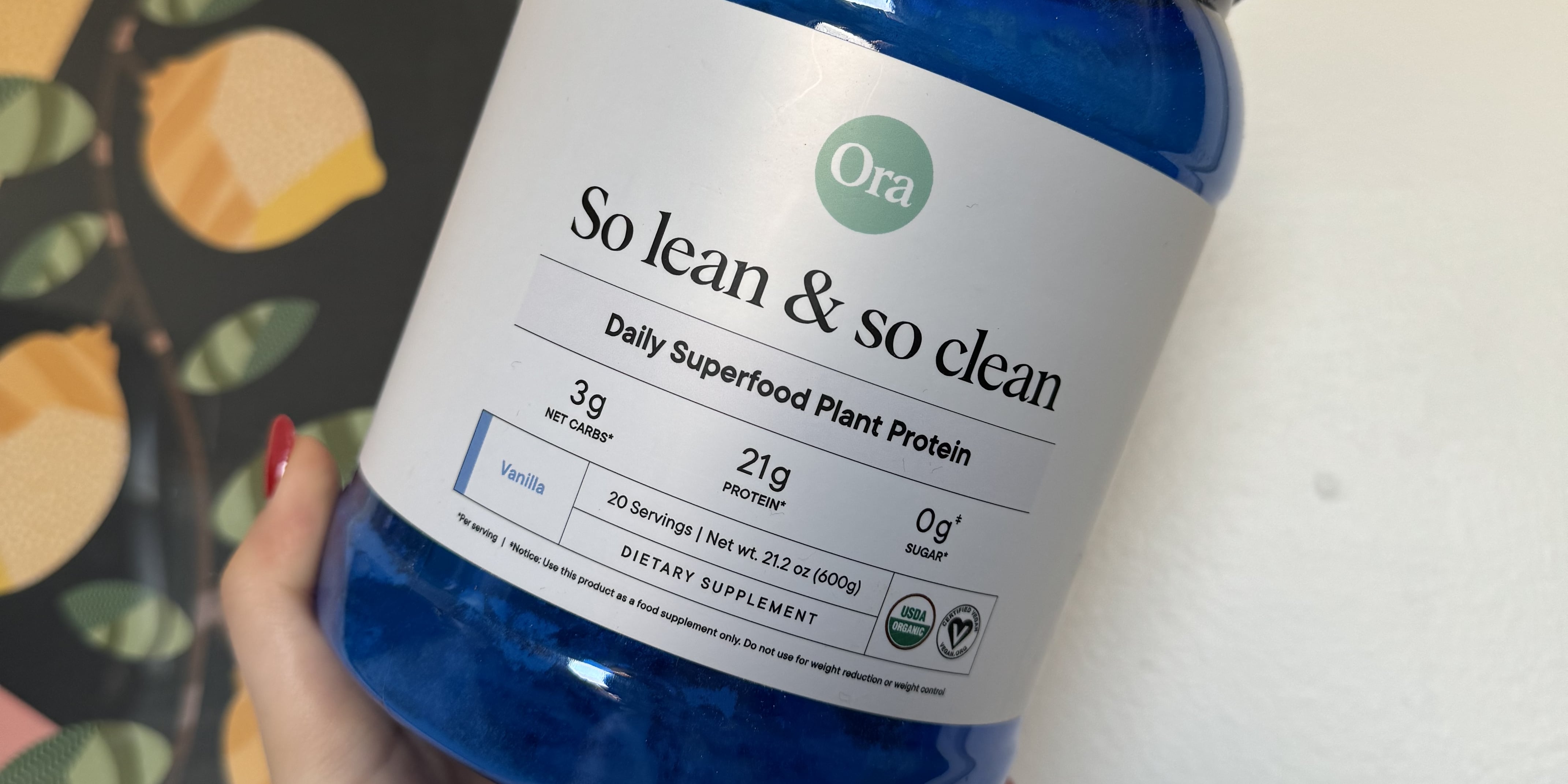Ora Organic So Lean & So Clean Protein Powder Review | PS Nutrition