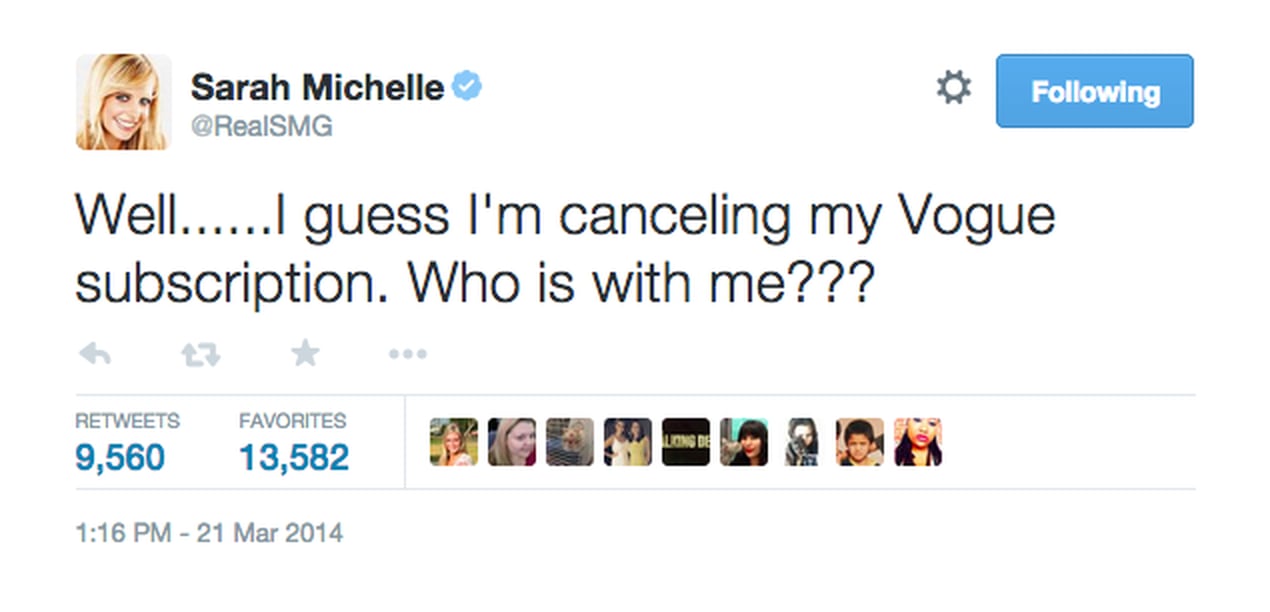 Viral Celebrity Tweets From 2014 | POPSUGAR Celebrity