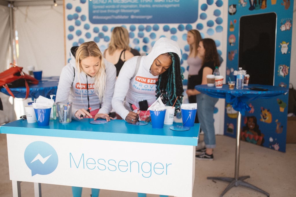 Facebook Messenger Messages That Matter Wall at SXSW 2018 | POPSUGAR News