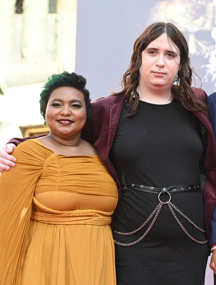 Ruby Guest and spouse Kynthia | Jamie Lee Curtis's Family at Her Hand and Footprint Ceremony ...