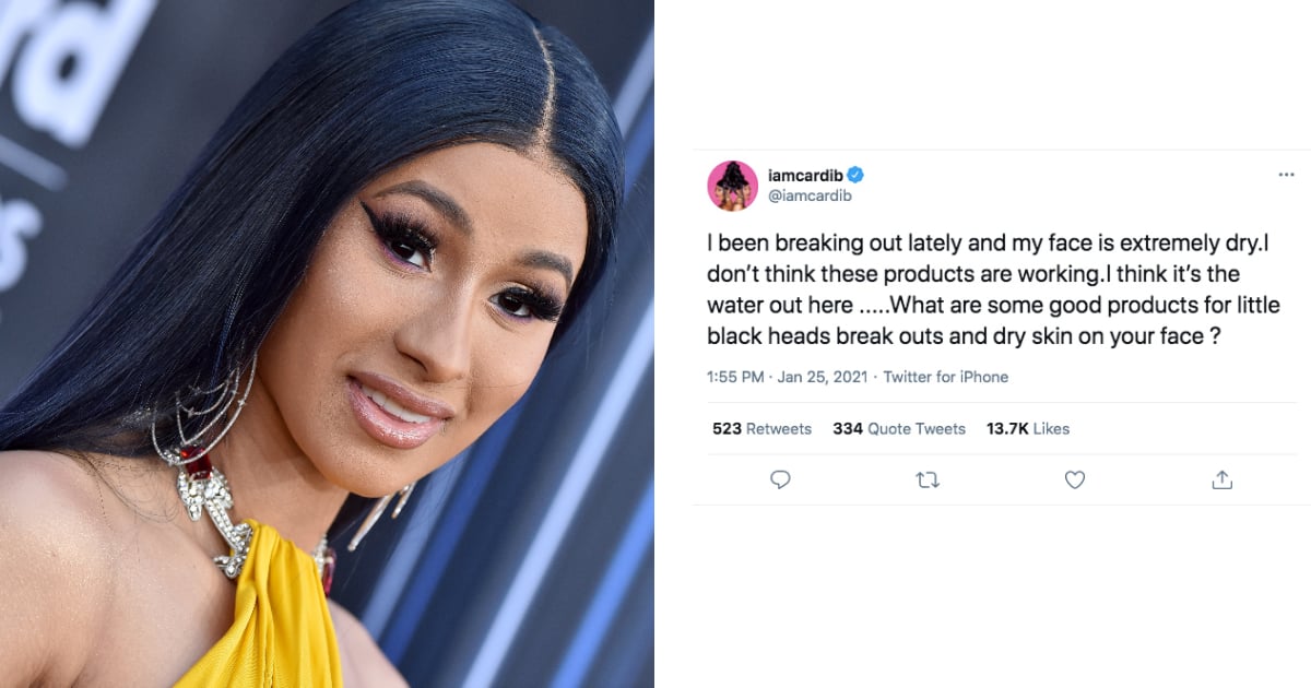 Cardi B Got Some Helpful Skin-Care Advice on Twitter | PS Beauty