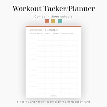 10 Printable Workout Calendars to Help You Crush Your Goals | PS UK Fitness