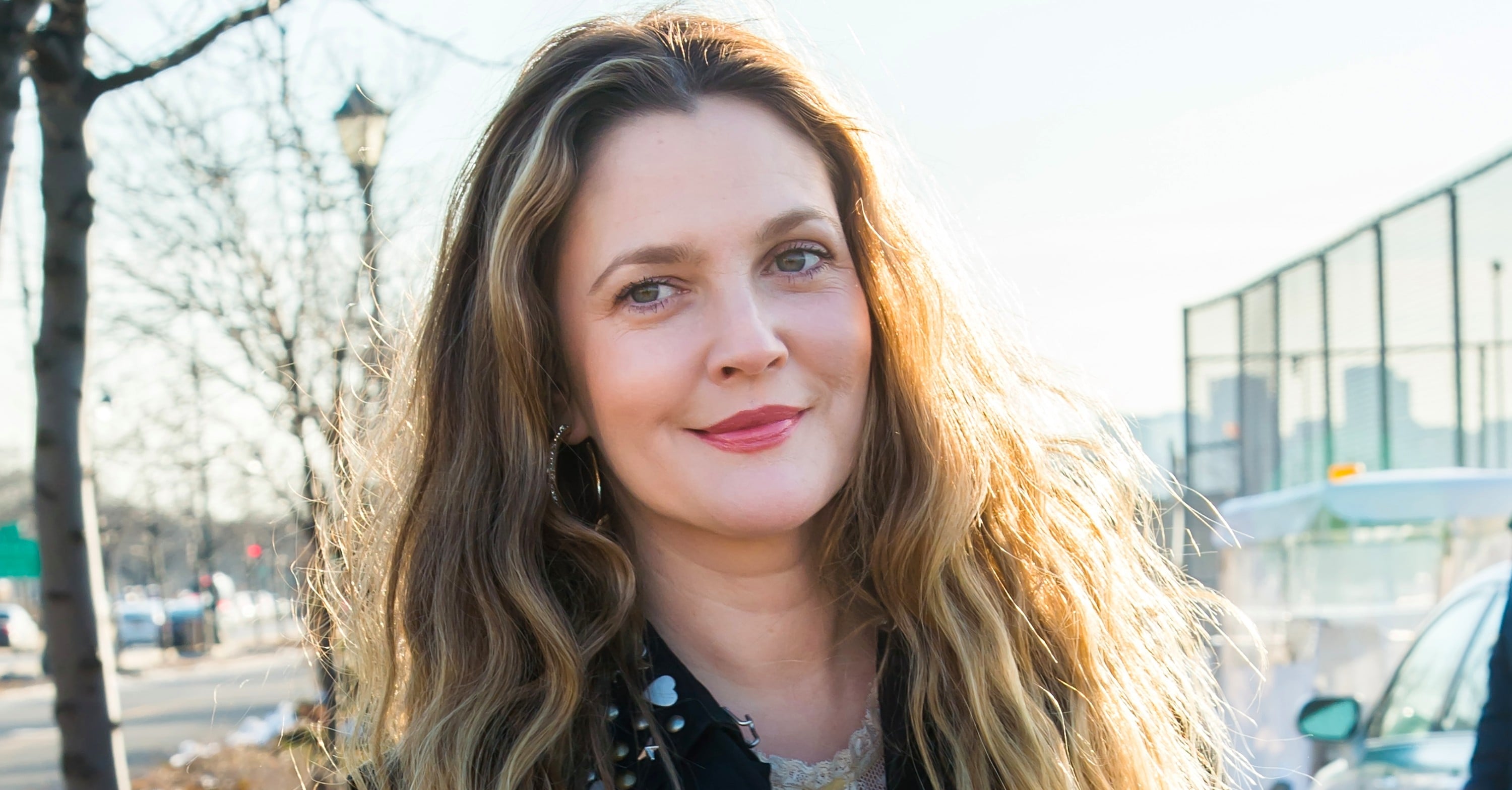 Drew Barrymore Makeup-Free Selfie | POPSUGAR Beauty