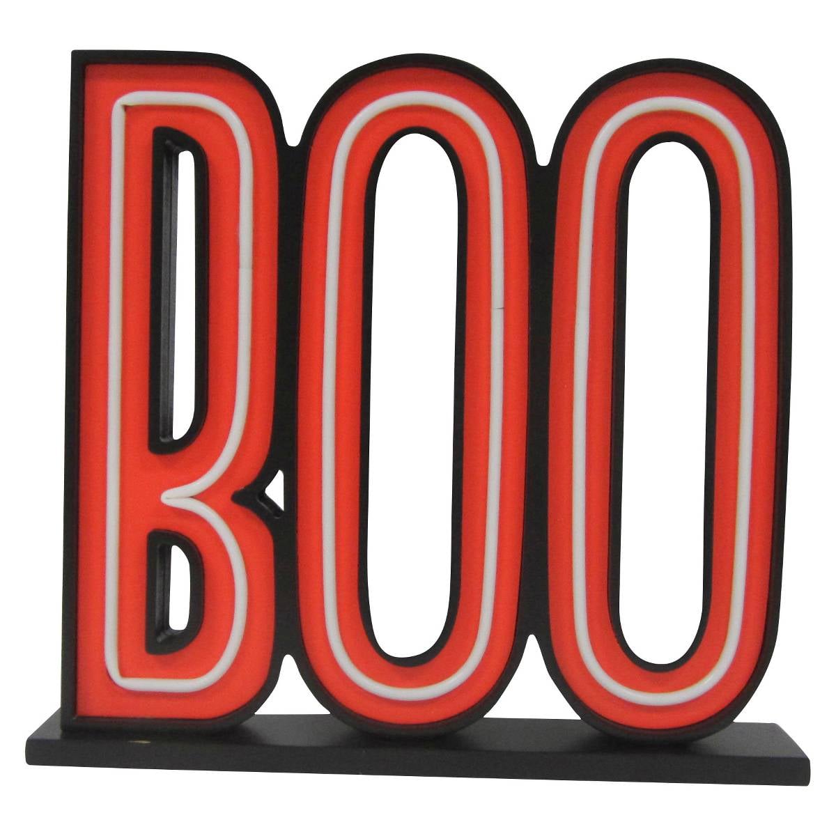Light Up Boo Halloween Decorative Sign - Hyde & EEK! Boutique ...