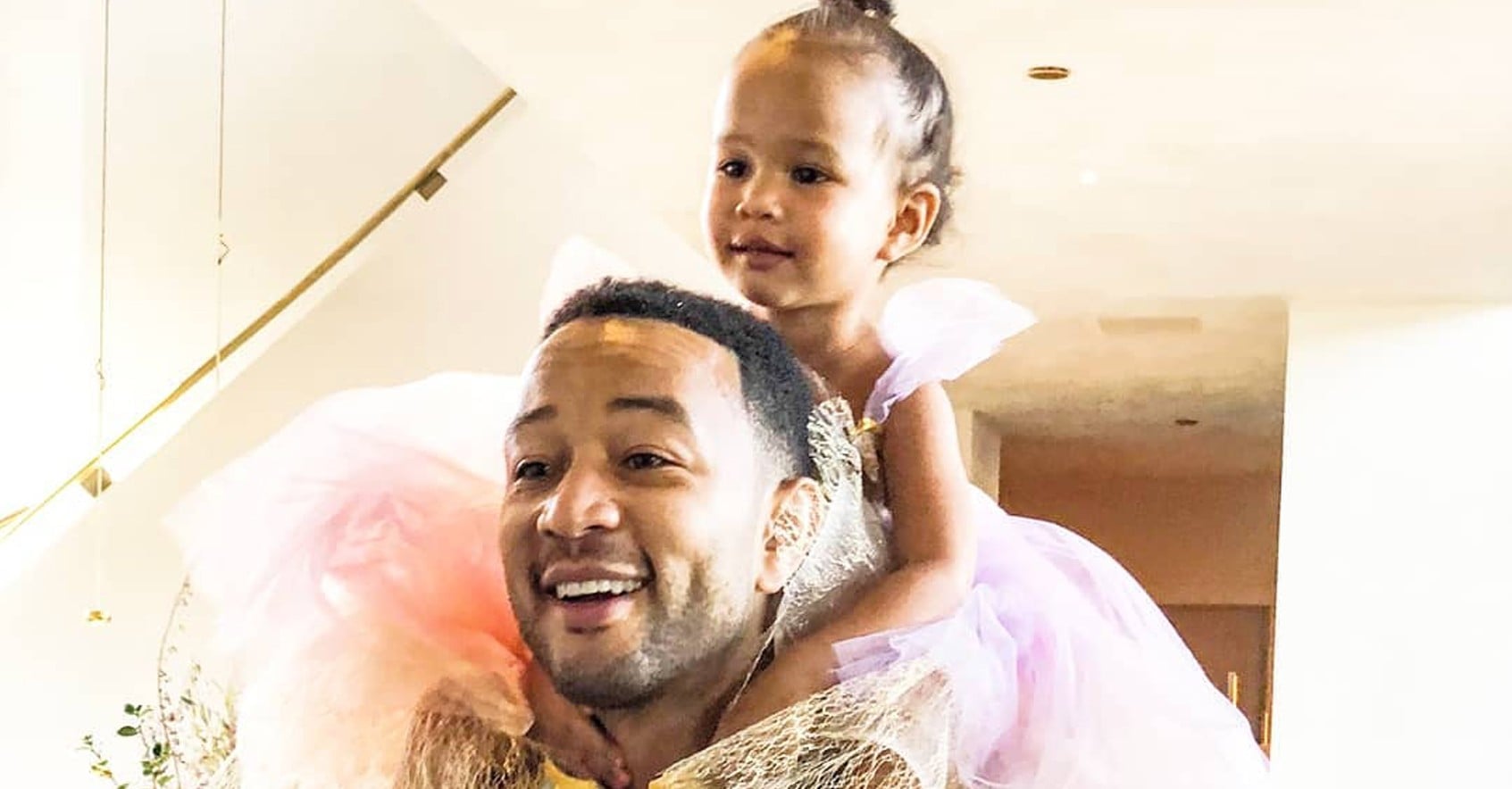 John Legend Dresses as Prince Charming With Luna Stephens | POPSUGAR Family
