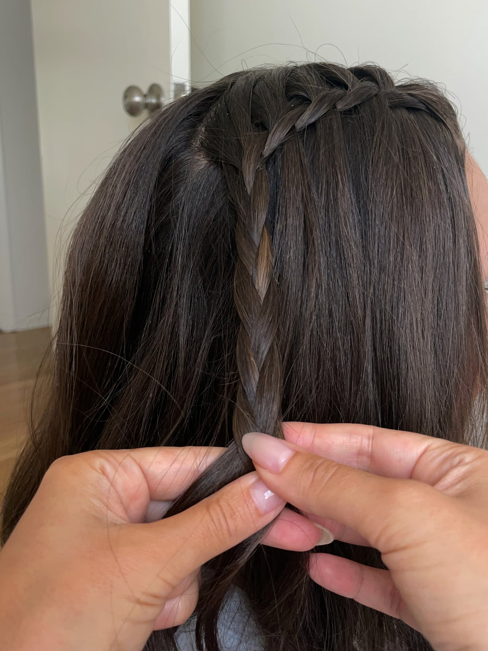 Easy Waterfall Braid Tutorial: See the Step by Step Photos | PS Beauty