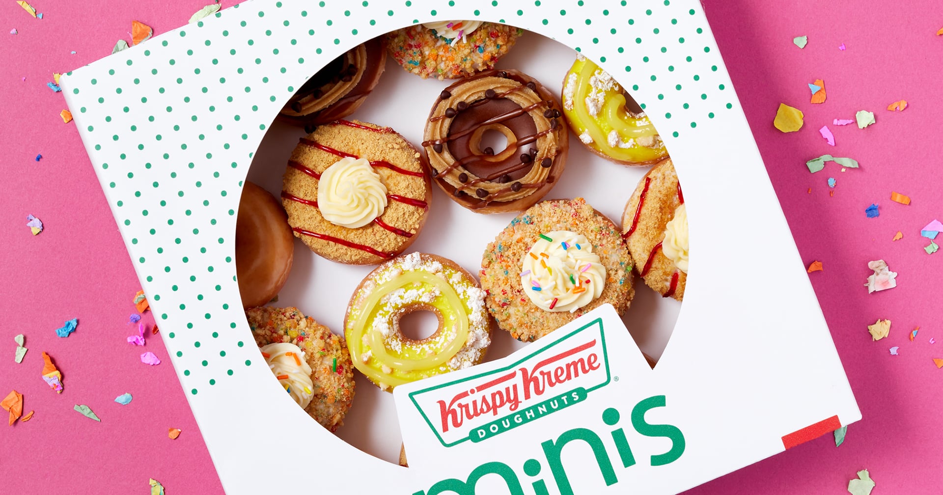 See Photos of Krispy Kreme's New Mini Dessert Doughnuts | PS Food