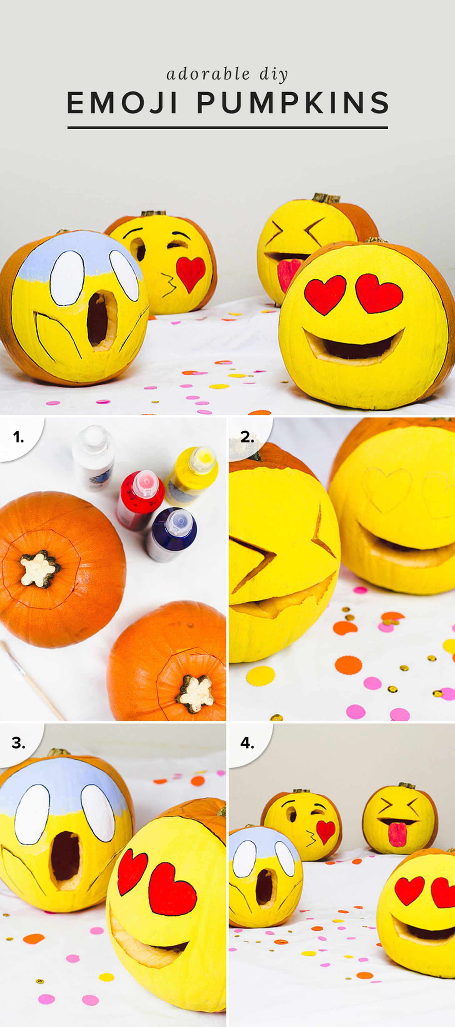 DIY Emoji Pumpkins | PS Tech