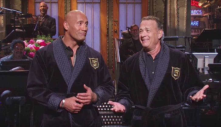 Dwayne Johnson and Tom Hanks SNL Monologue 2017 | POPSUGAR Celebrity