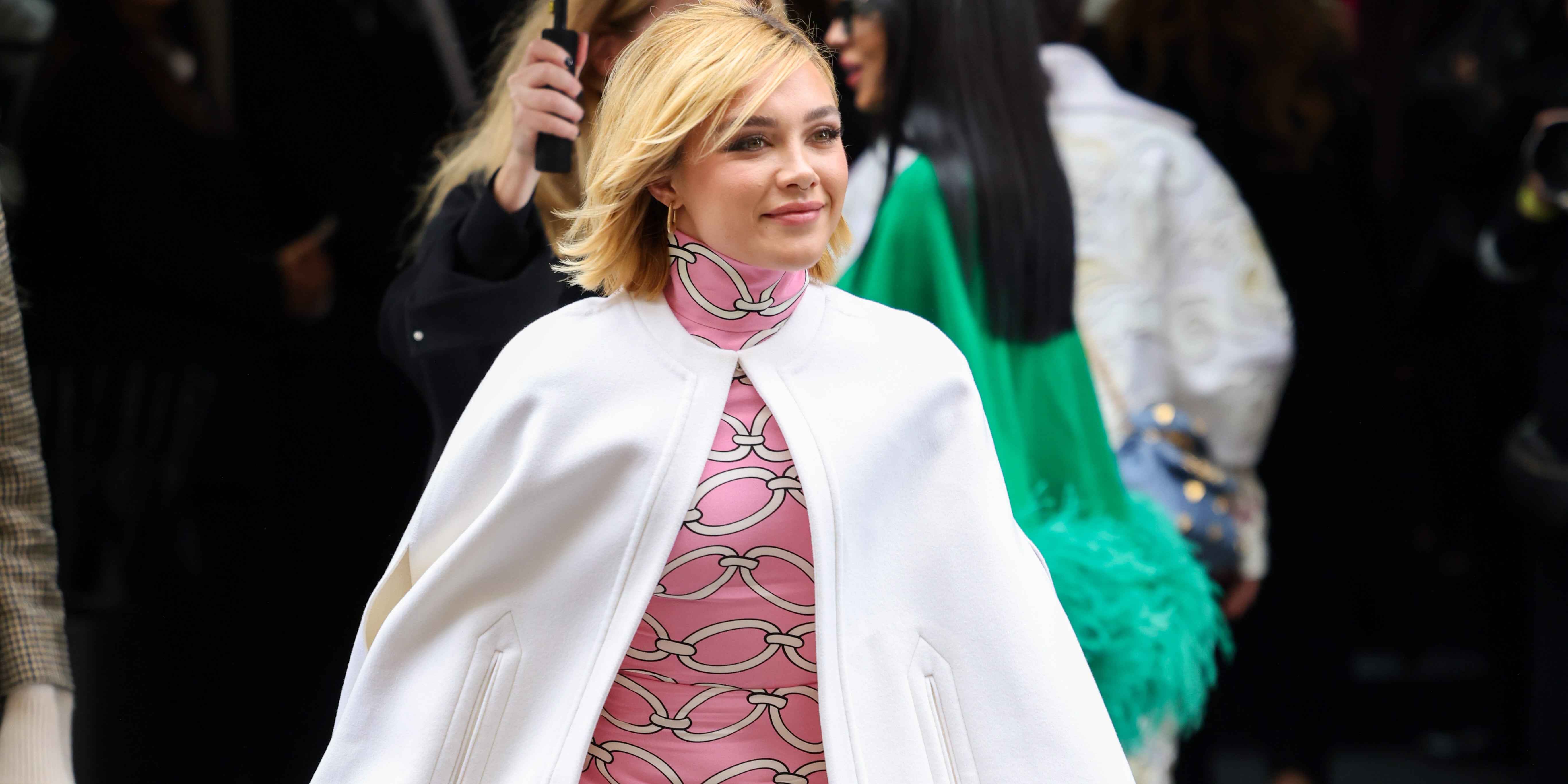 Florence Pugh Attends Paris Fashion Week With Valentino | PS Fashion