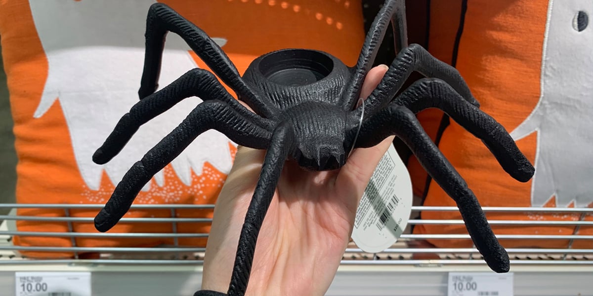 Shop Target's Giant Spider Candle Holder This Halloween | PS Home