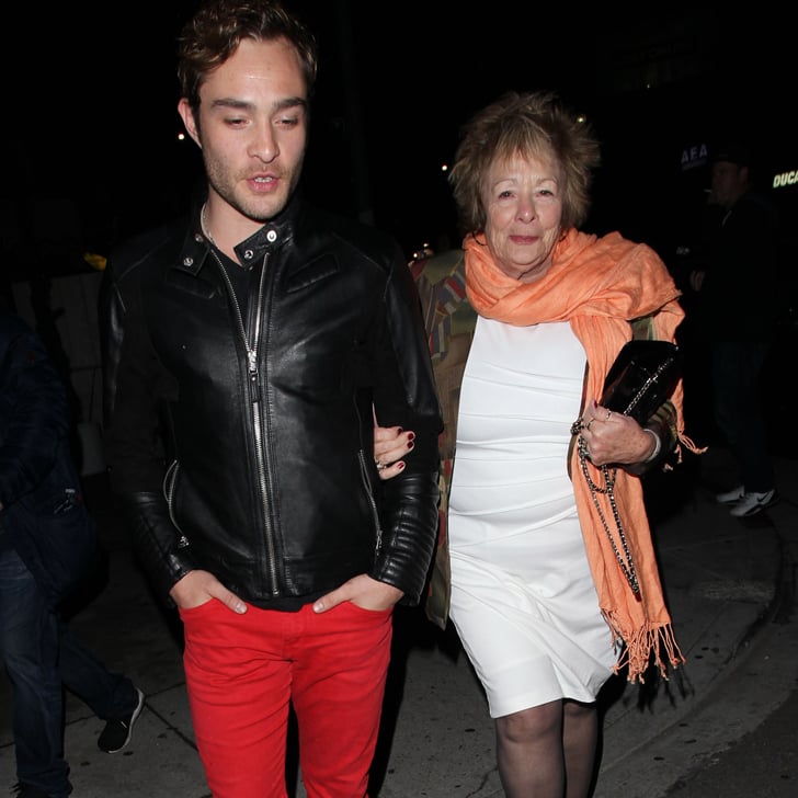 Ed Westwick and His Mom Out in LA March 2016 | POPSUGAR Celebrity