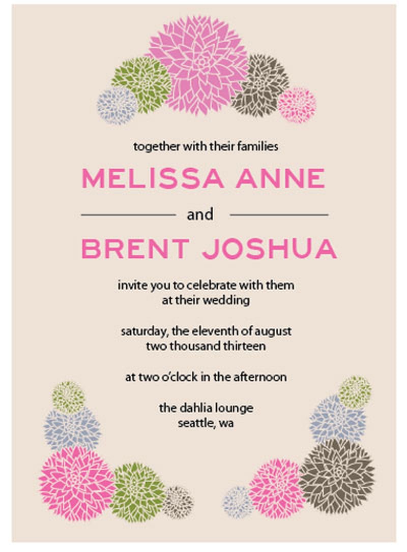 Free Printable Wedding Invitations | PS Smart Living