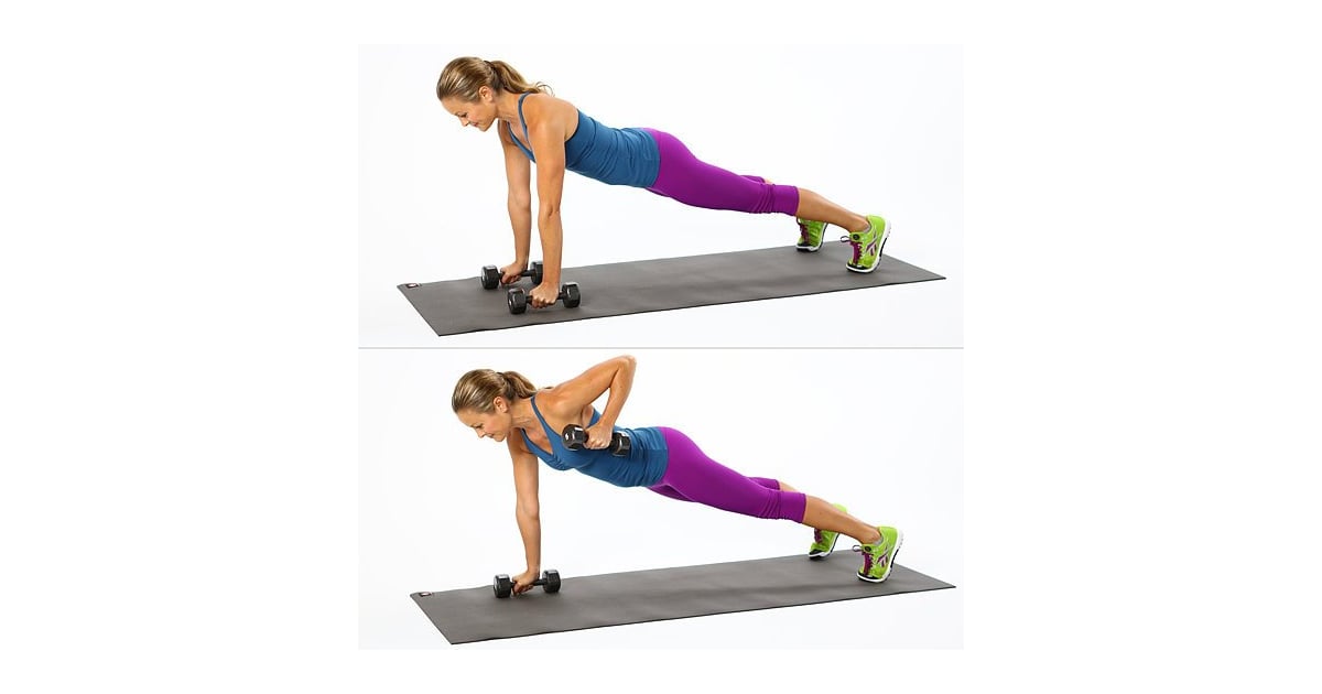 Combo: Plank Rows | How to Strengthen Your Arms | POPSUGAR Fitness Photo 6