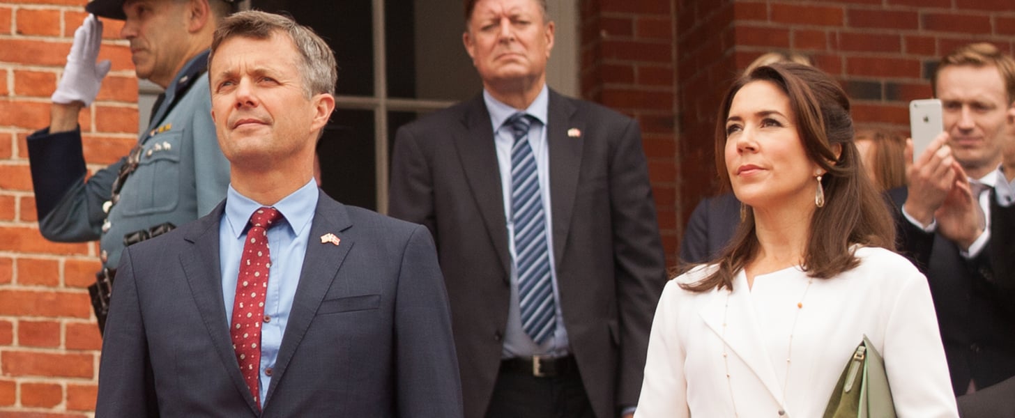 Princess Mary White Coat Dress in Boston, Sept. 2016 | POPSUGAR Fashion