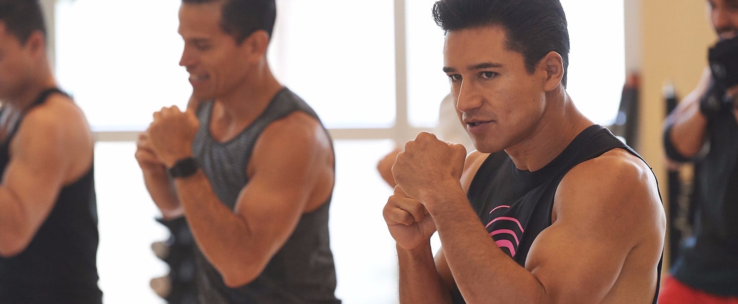 Mario Lopez Doing a Strong by Zumba Workout | POPSUGAR Fitness