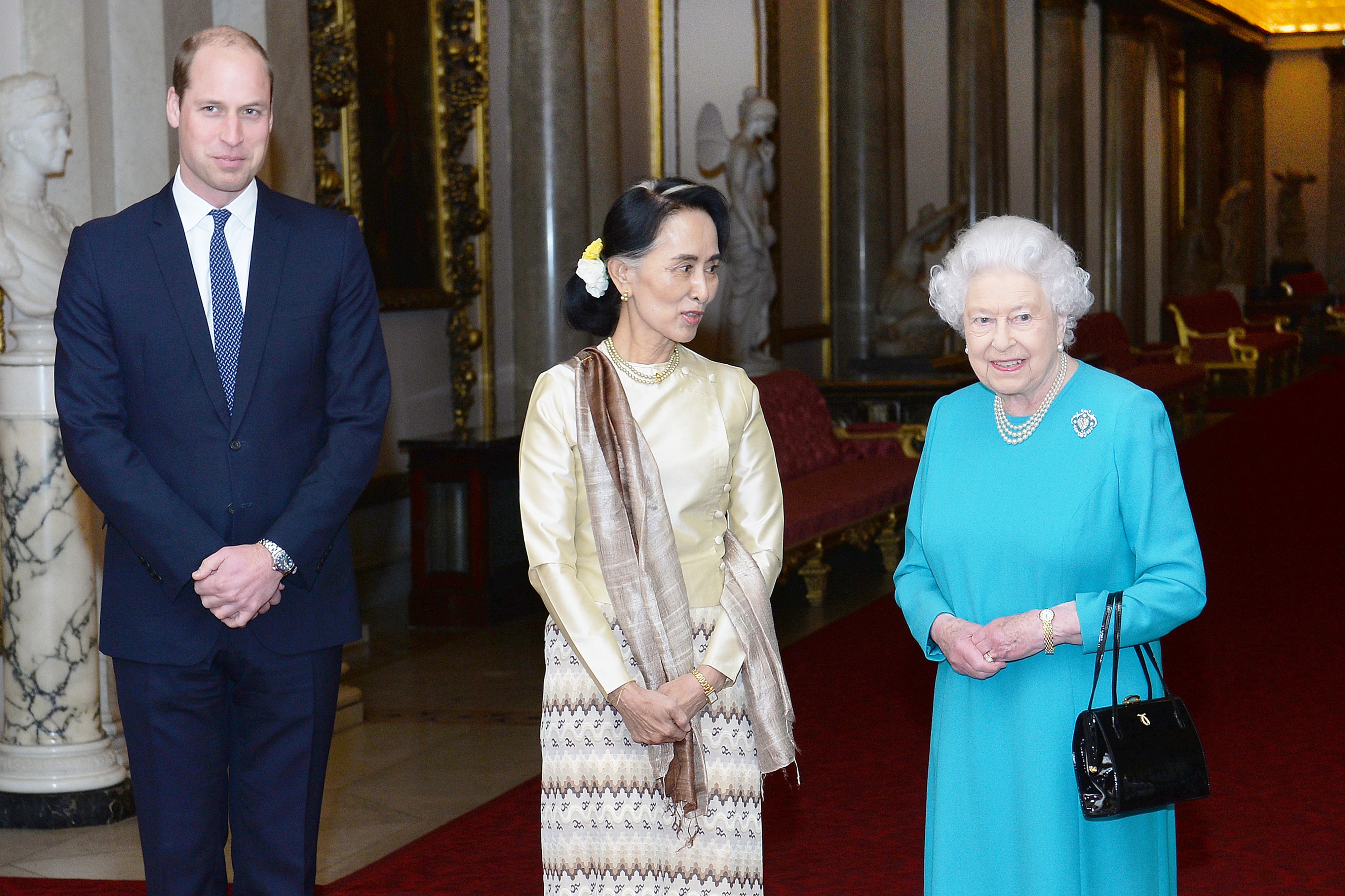 Prince William Queen Elizabeth at Buckingham Palace May 2017 | PS Celebrity
