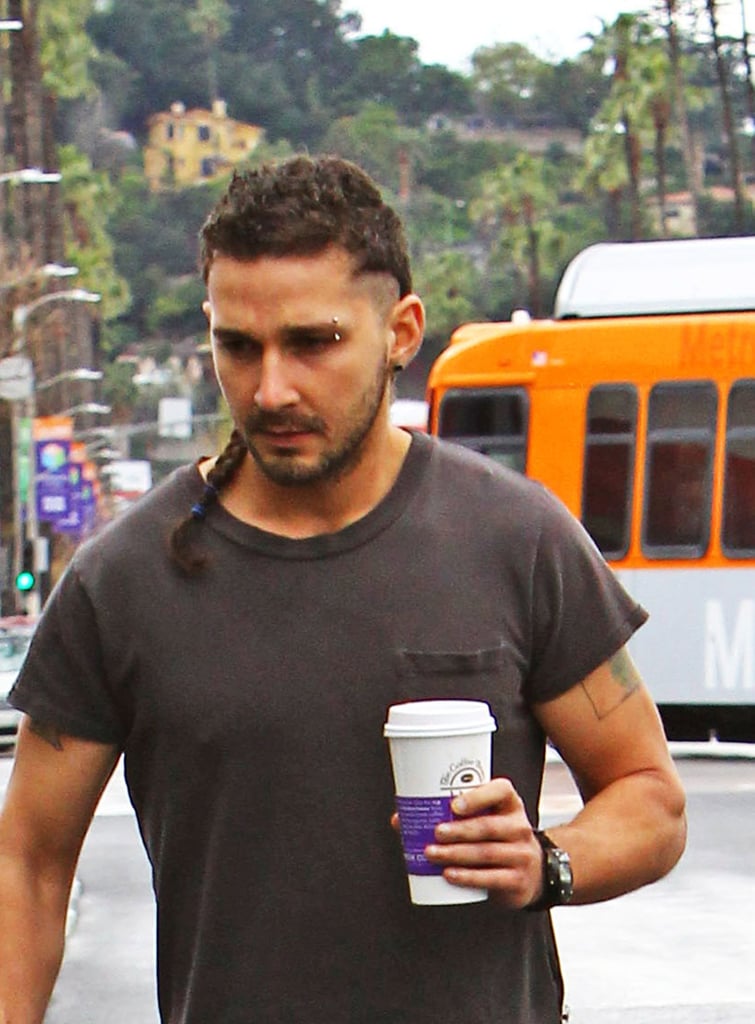 Shia LaBeouf's Rattail and Eyebrow Piercing | POPSUGAR Celebrity