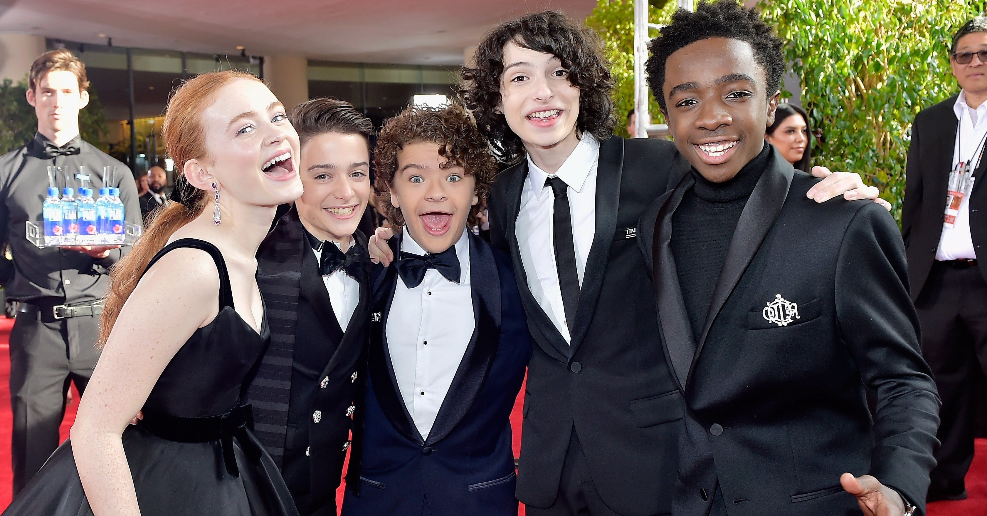 Stranger Things Cast at the 2018 Golden Globes | POPSUGAR Celebrity