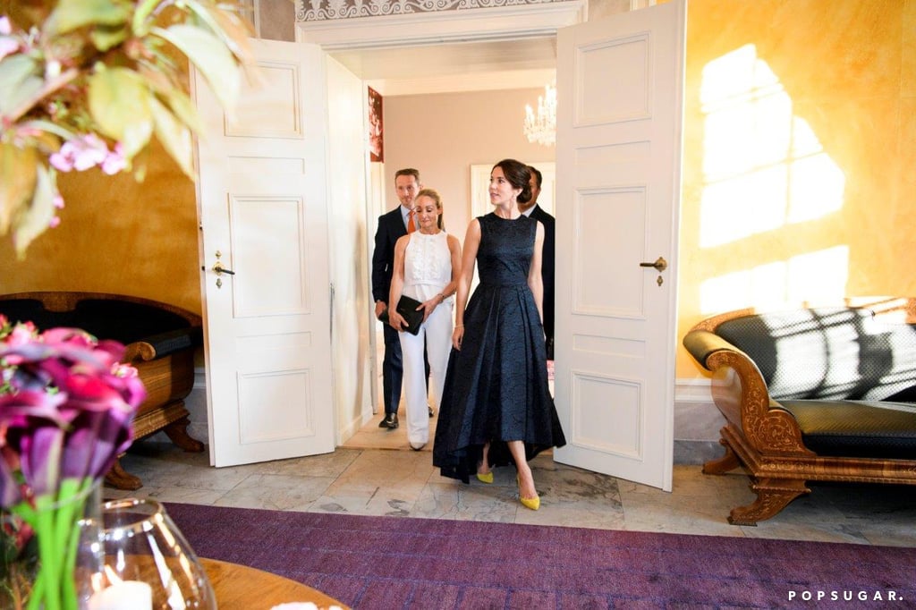 Princess Mary Wearing a Black Dress May 2016 | POPSUGAR Fashion