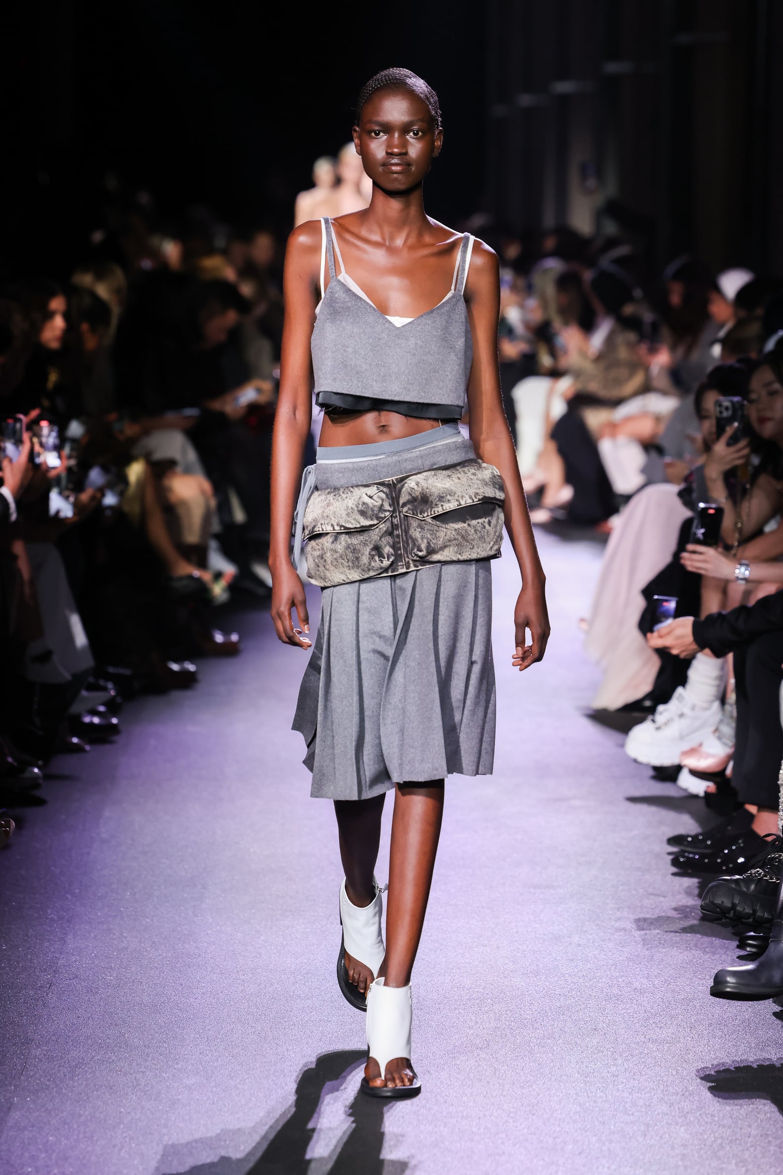 Zaya Wade's Miu Miu Pleated Micro Skirt | PS Fashion