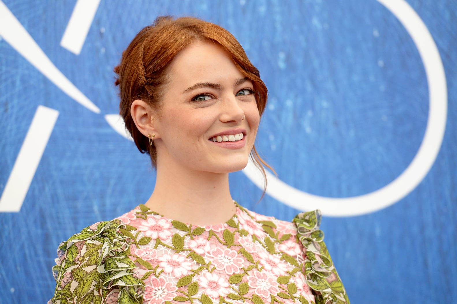 Emma Stone's Braided Updo at the 2016 Venice Film Festival | PS Beauty