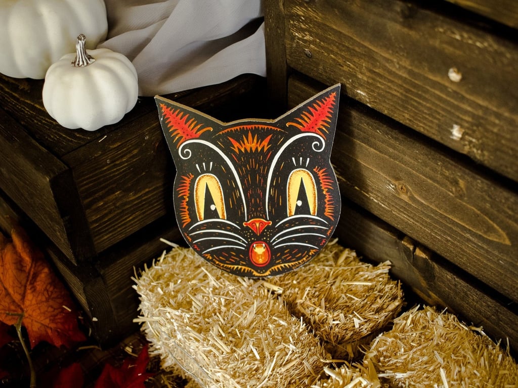 Vintage Johanna Parker Halloween Cat Artwork | Best Halloween Decor For ... Vintage Johanna Parker Halloween Cat Artwork | Best Halloween Decor For ...