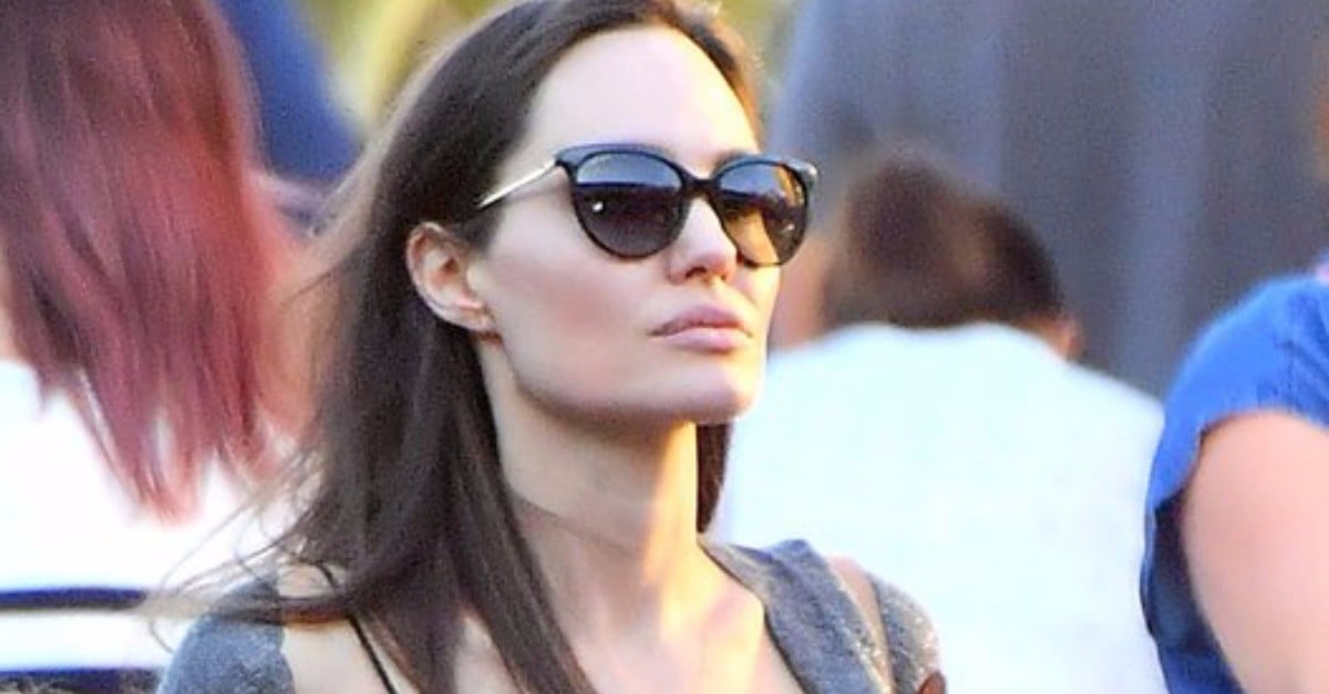 Angelina Jolie Stuart Weitzman Sandals | POPSUGAR Fashion