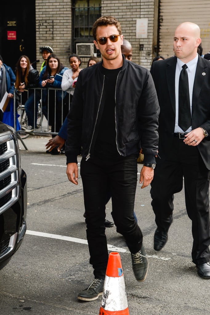 Theo James Out in NYC Photos March 2016 | POPSUGAR Celebrity