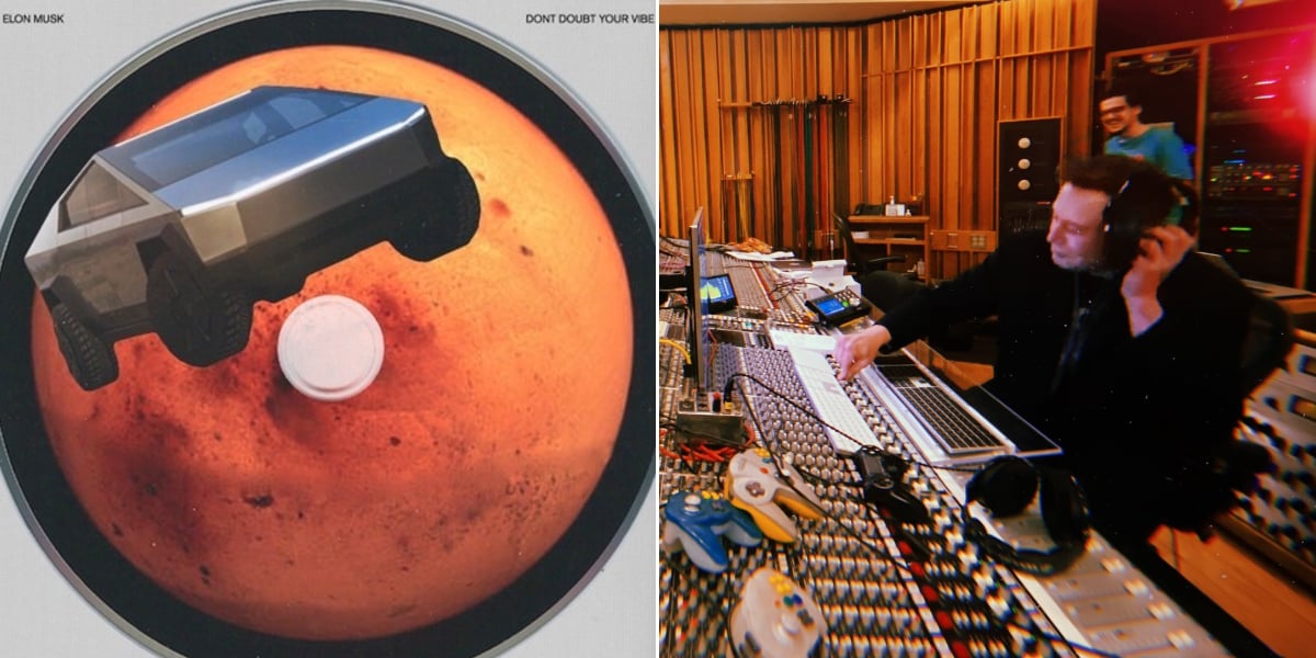 Elon Musk's New EDM Song Don't Doubt Ur Vibe | POPSUGAR Entertainment