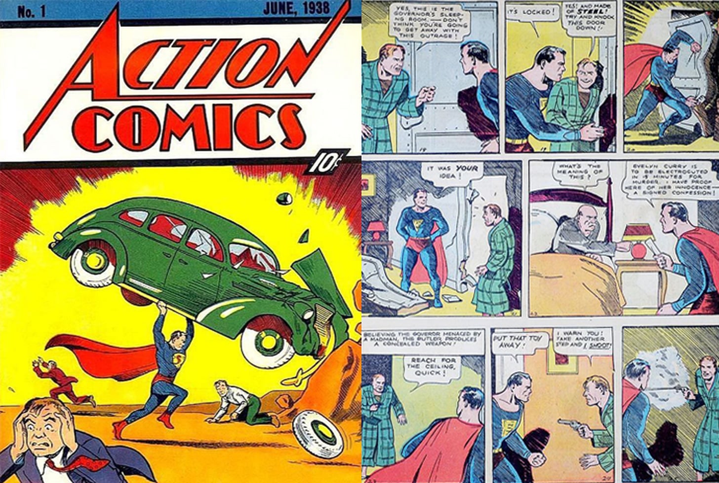 First Superman Comic | PS Tech