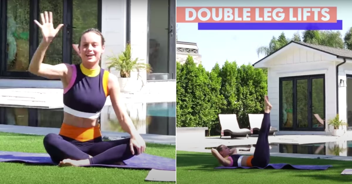 Watch Brie Larson's and Blogilates's at-Home Ab Workout | PS Fitness