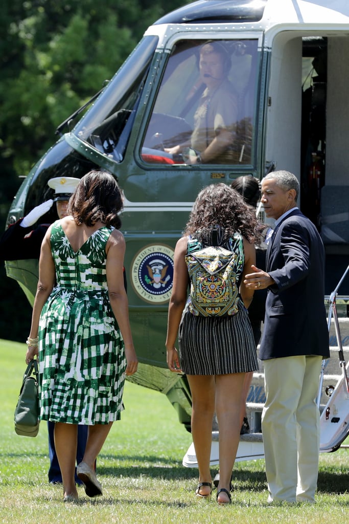 The Obamas US National Parks Plane Style June 2016 | POPSUGAR Fashion