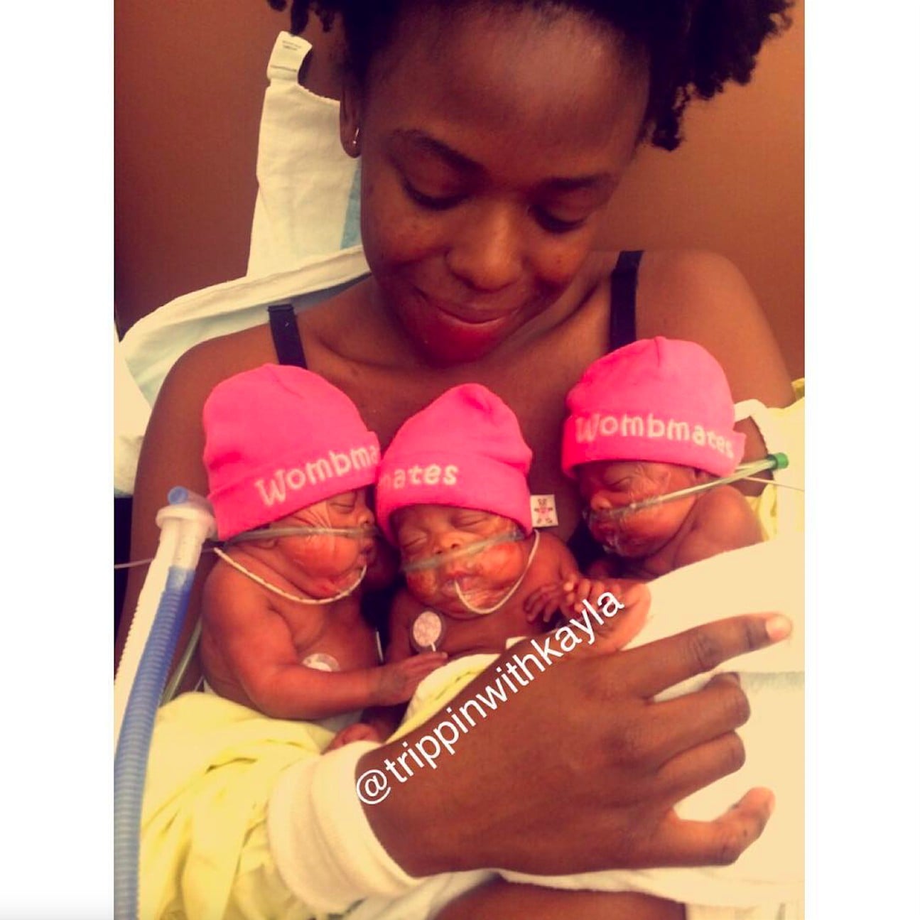 Newborn Premature Triplets