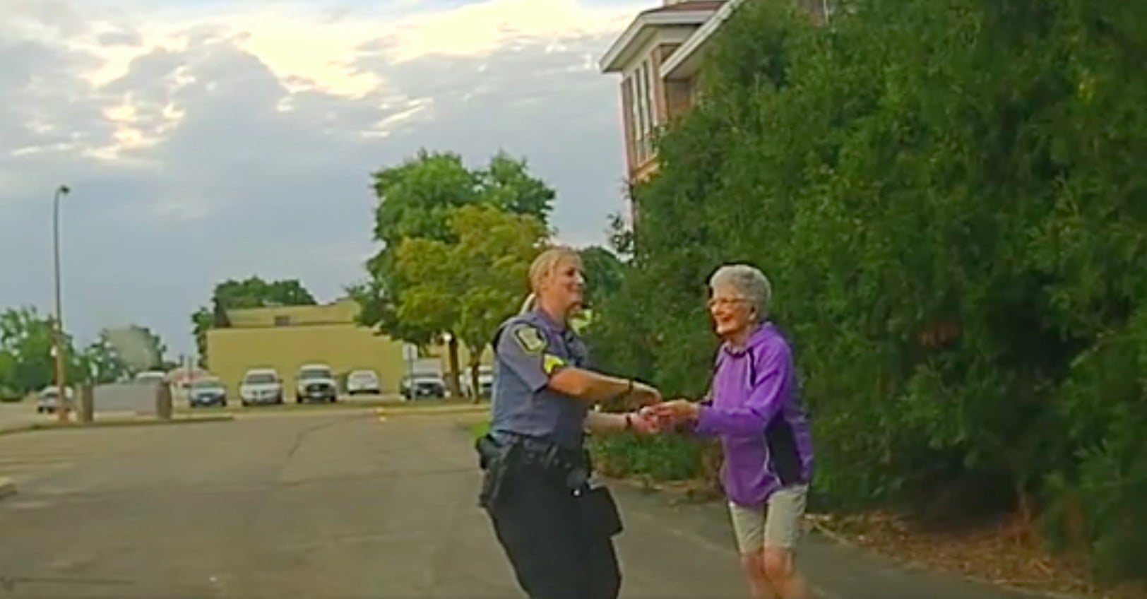 Old Lady Dancing With Police Officer Video | PS Love