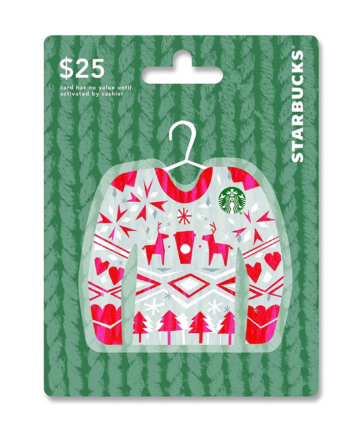 Starbucks Holiday Gift Card $25 | Best Gifts For Coworkers 2018 ...