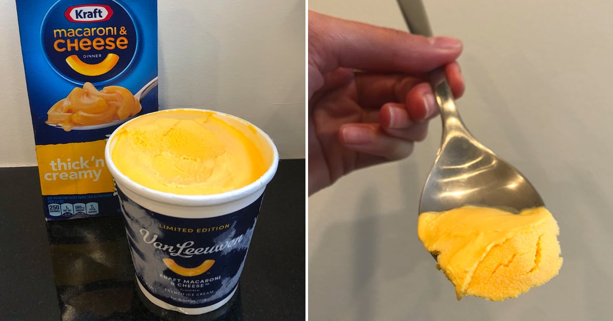 I Tried Van Leeuwen's Kraft Mac and Cheese Ice Cream: Review | PS Food
