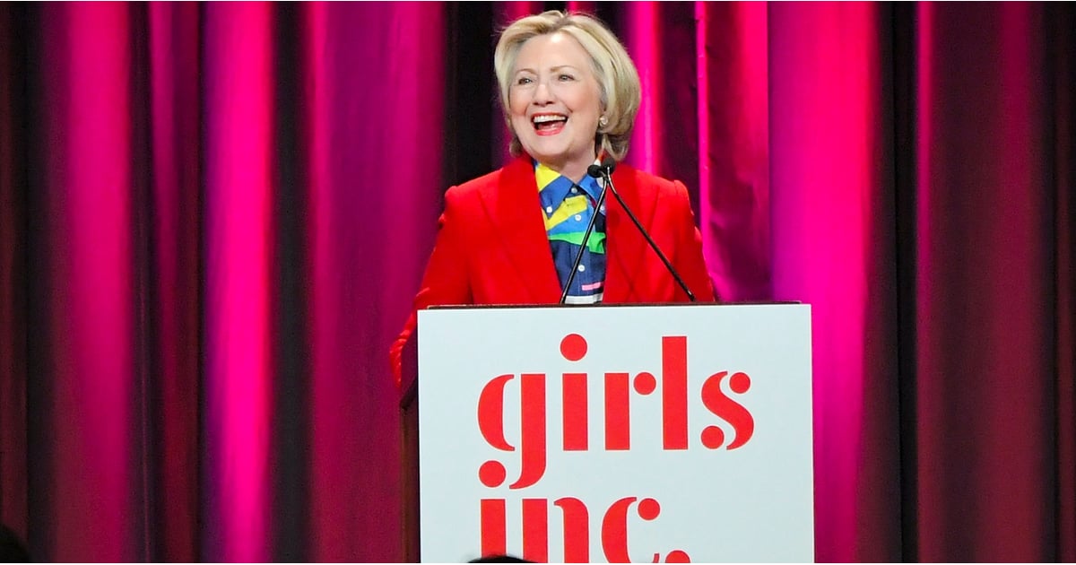 Hillary Clinton's Speech at Champion For Girls Lunch NYC | POPSUGAR News