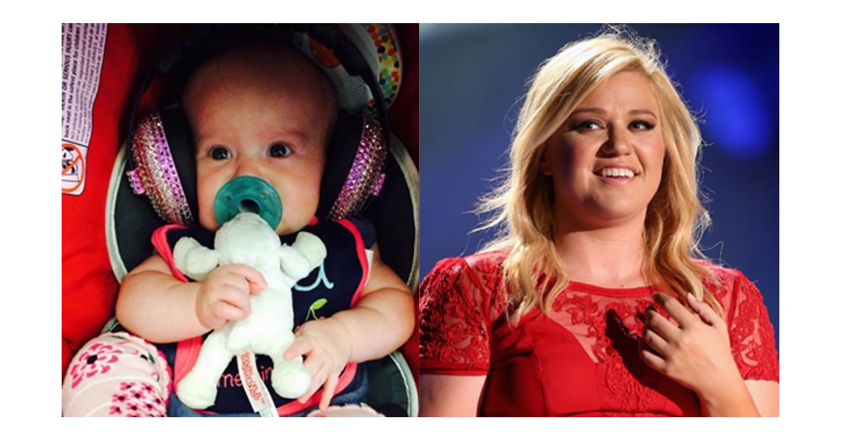 Kelly Clarkson Tweets Picture of Her Baby Daughter | POPSUGAR Celebrity