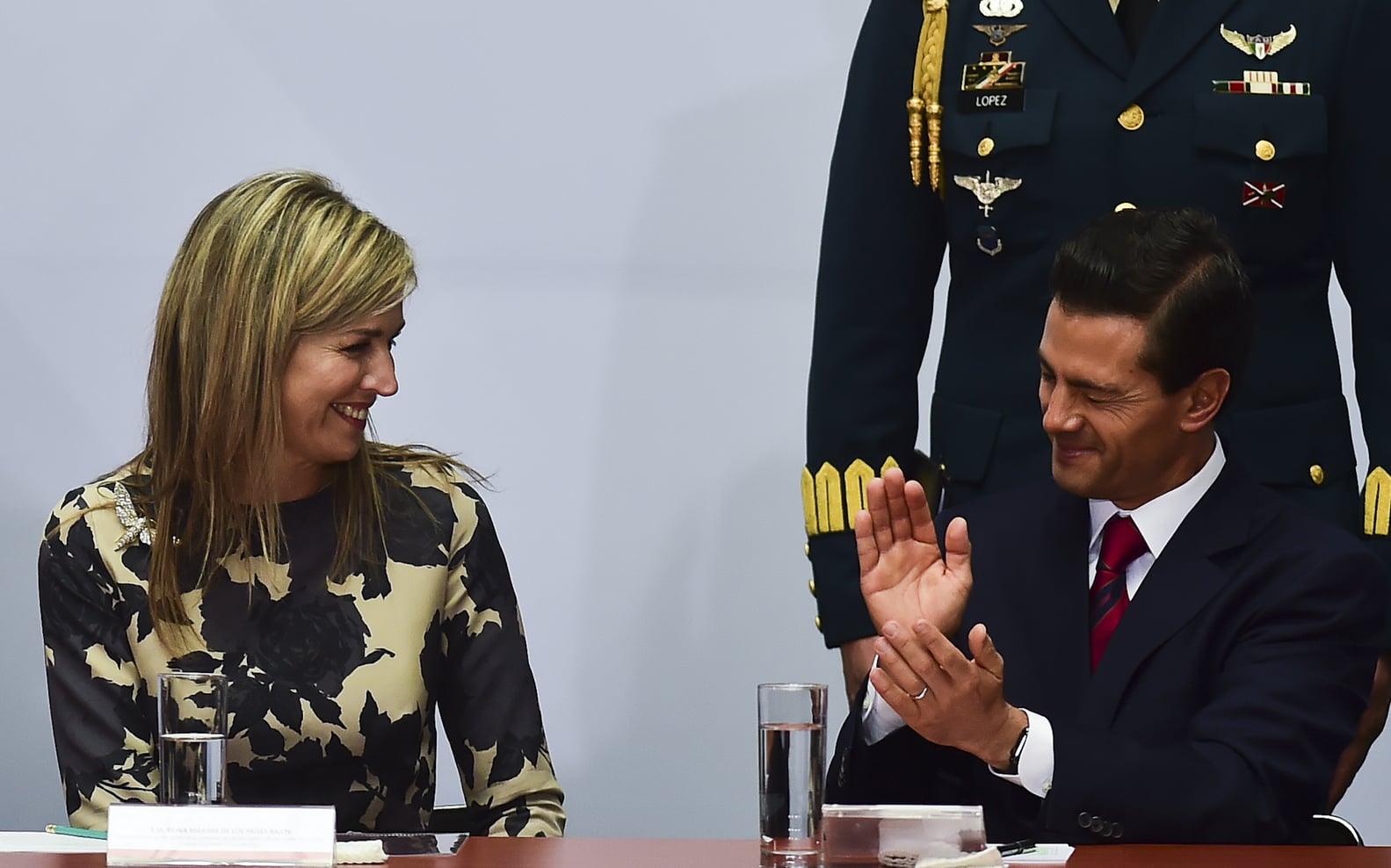 Queen Maxima Floral Peplum Dress Mexico June 2016 | PS Fashion